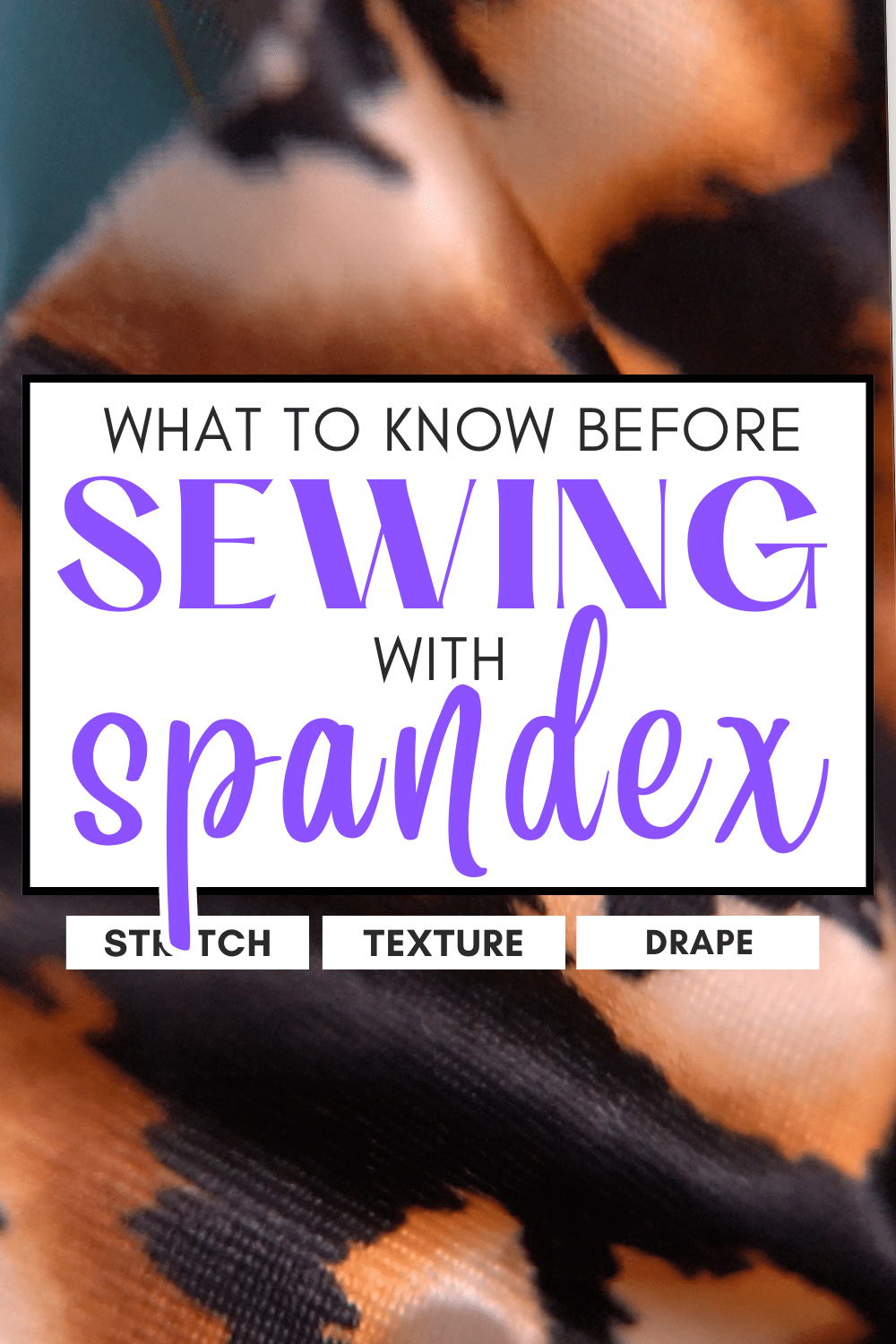 Fabric 101: Spandex (aka Elastane or Lycra) - Fabricated Closet