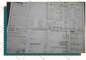How to Read a Simplicity Sewing Pattern - Fabricated Closet
