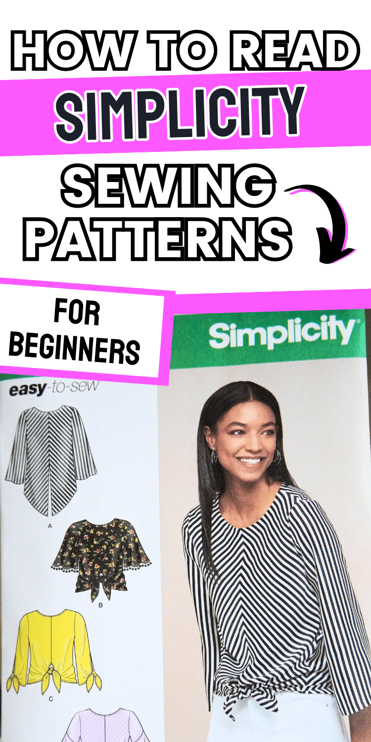 How to Read a Simplicity Sewing Pattern - Fabricated Closet