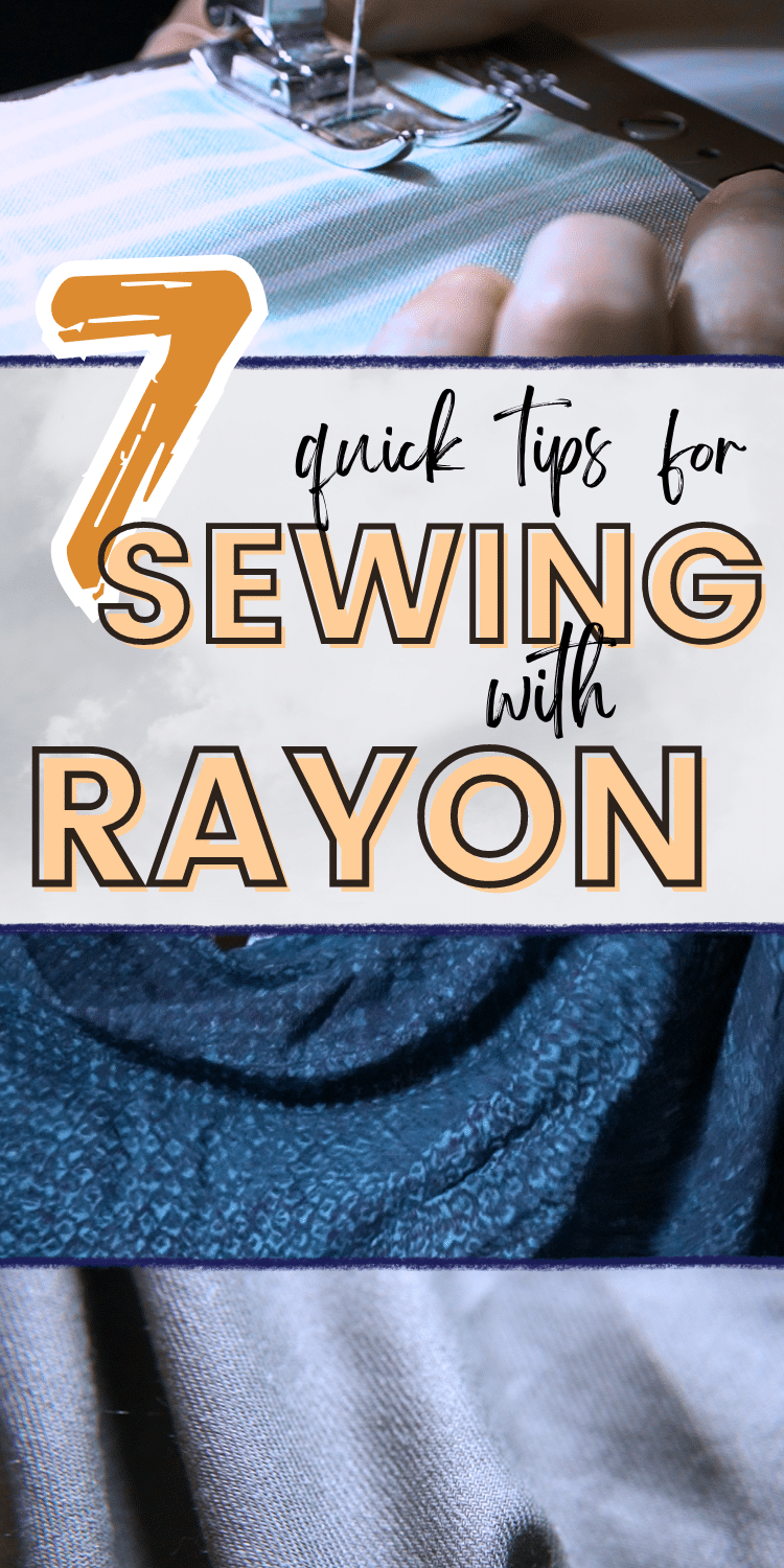 How to Sew with Rayon Fabric - Fabricated Closet