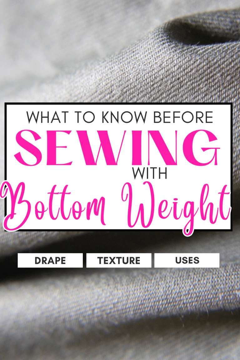Fabric 101: Bottom Weight - Fabricated Closet