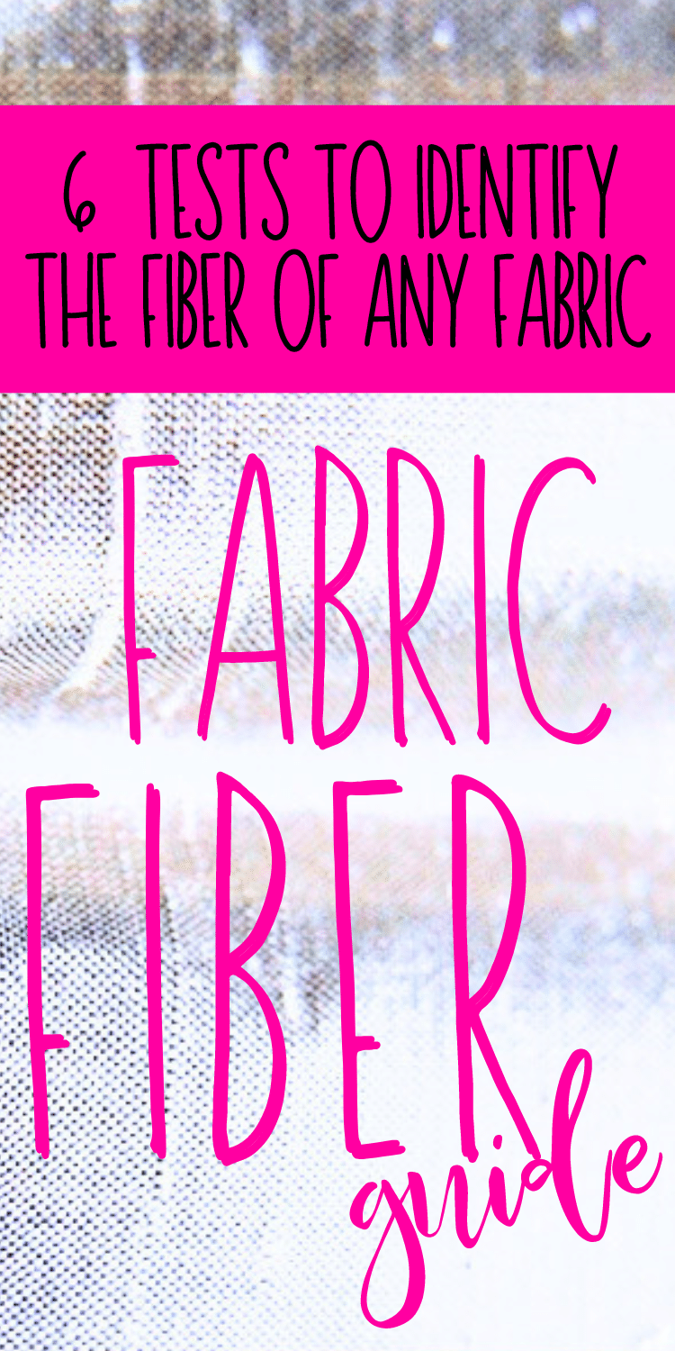 6 Tests to Identify the Fiber of a Fabric - Fabricated Closet