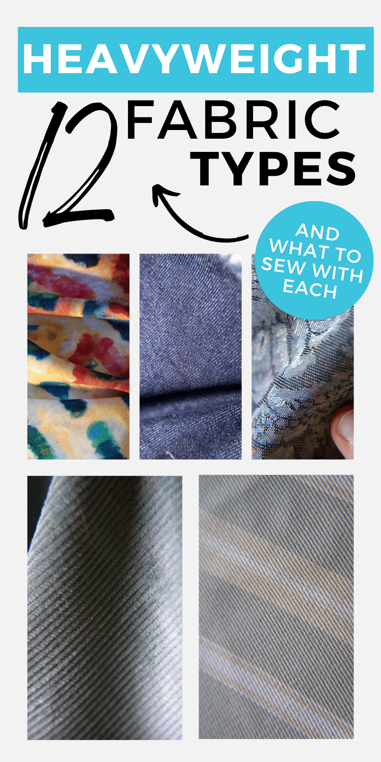 12 Types of Heavy Fabric and What to Sew With Them - Fabricated Closet