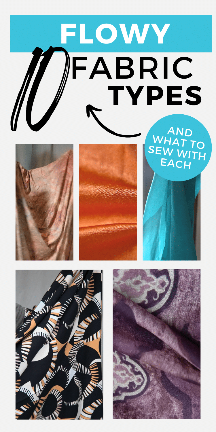 10 Types of Flowy Fabric and What to Sew With Them - Fabricated Closet