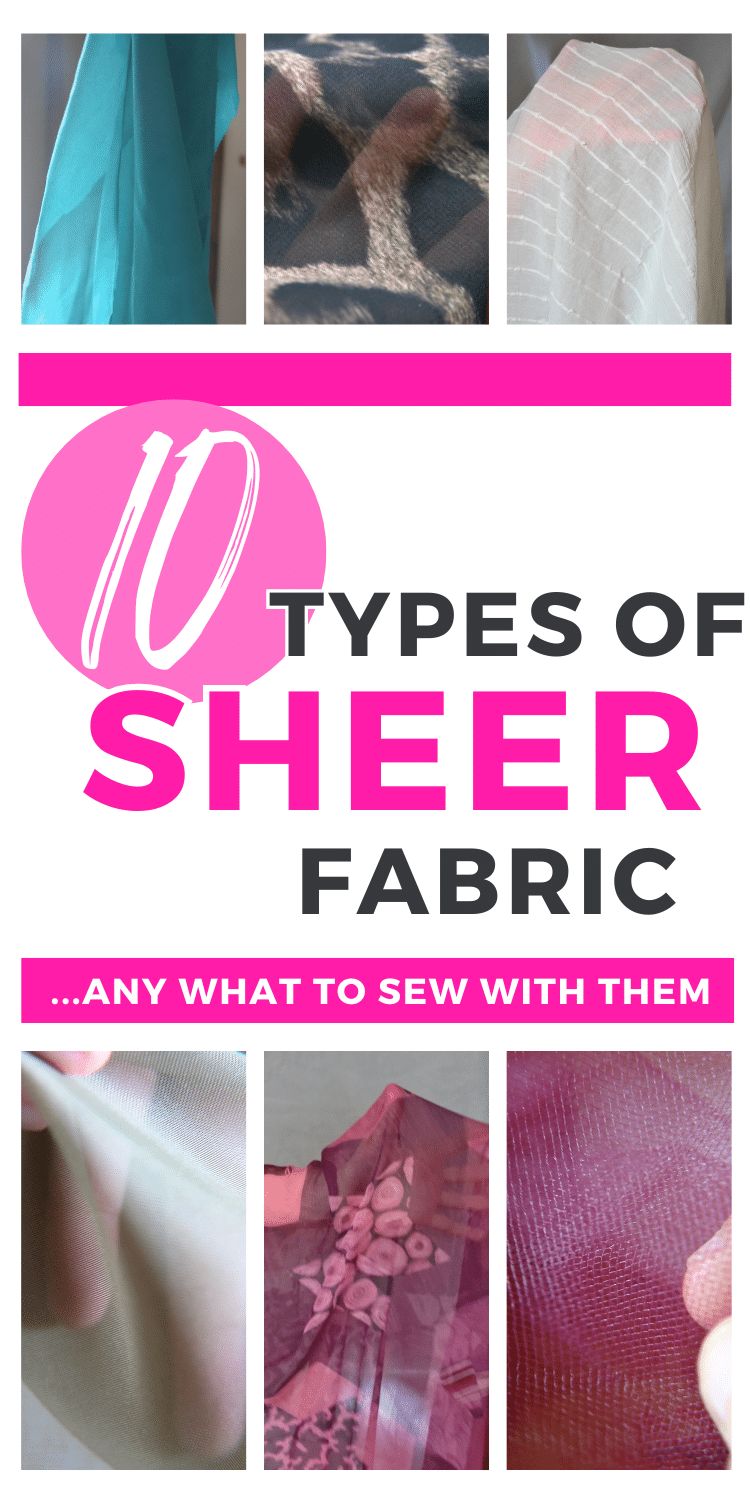 10 Types of Sheer and Semi-sheer Fabric and What to Sew With Them ...