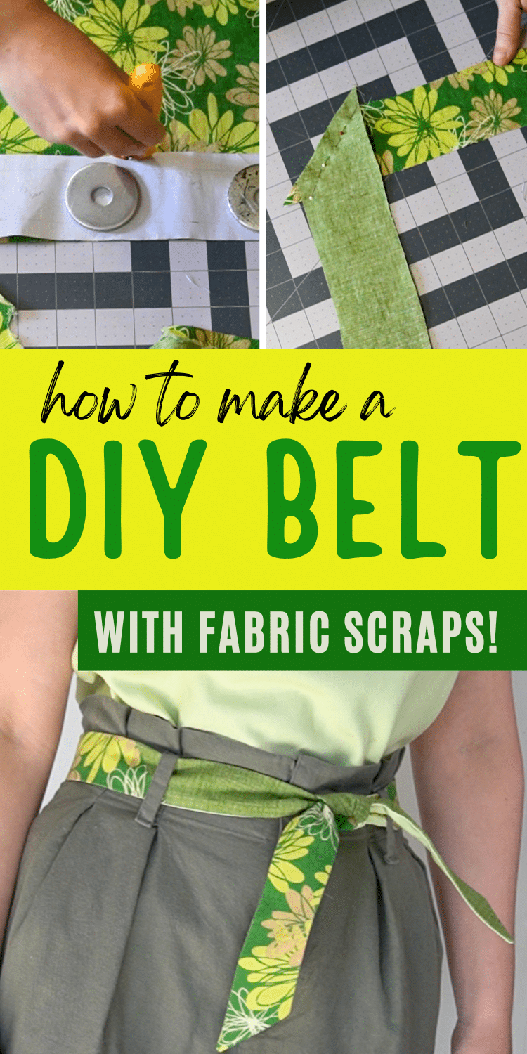 Tutorial: How to Make a Tie Belt With Only Leftover Scraps - Fabricated ...