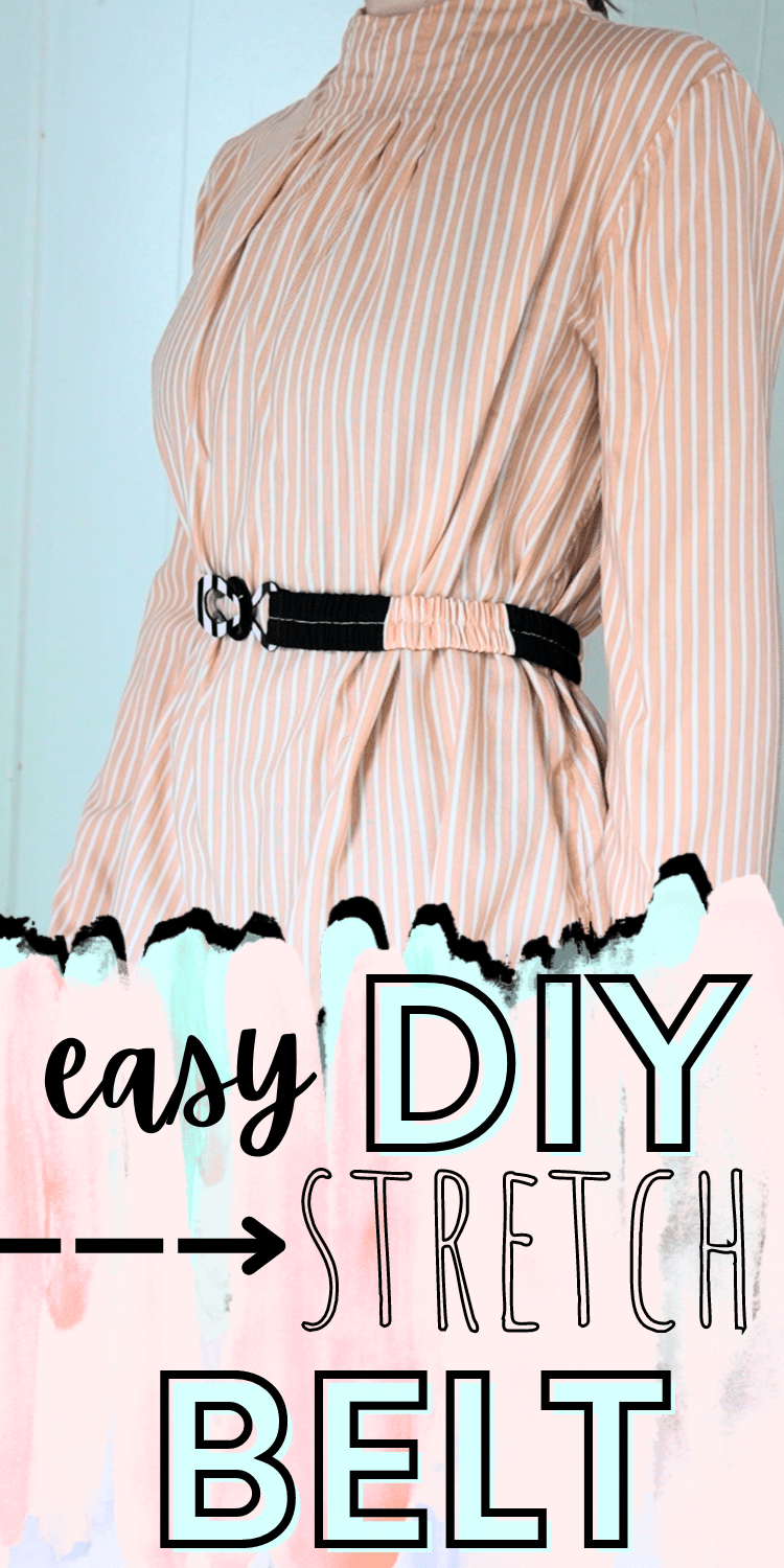 Tutorial: How to Make an Easy Elastic Belt with Scraps - Fabricated Closet