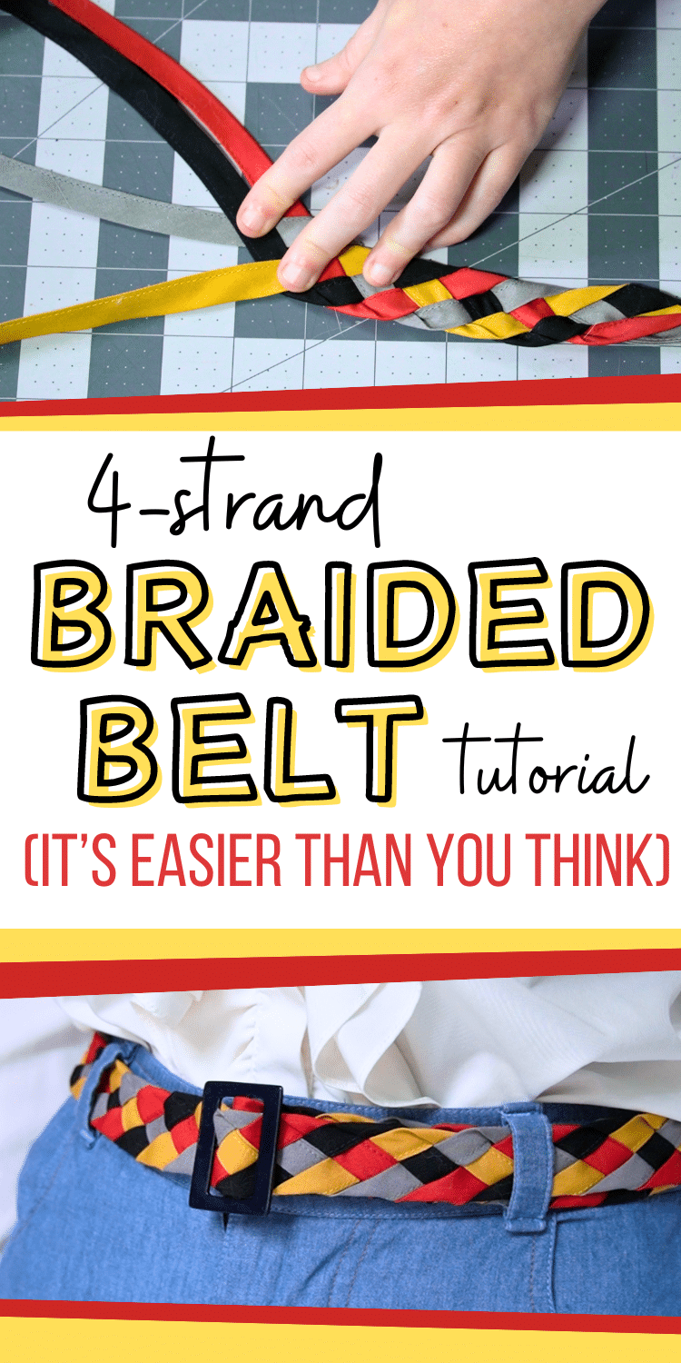Tutorial: How to Make a Braided Belt with Leftover Bias Tape ...