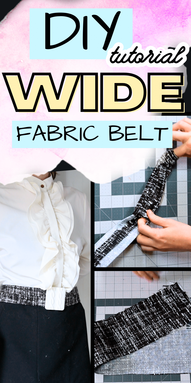 Tutorial: How to Make an Easy Fabric Clip on Belt - Fabricated Closet