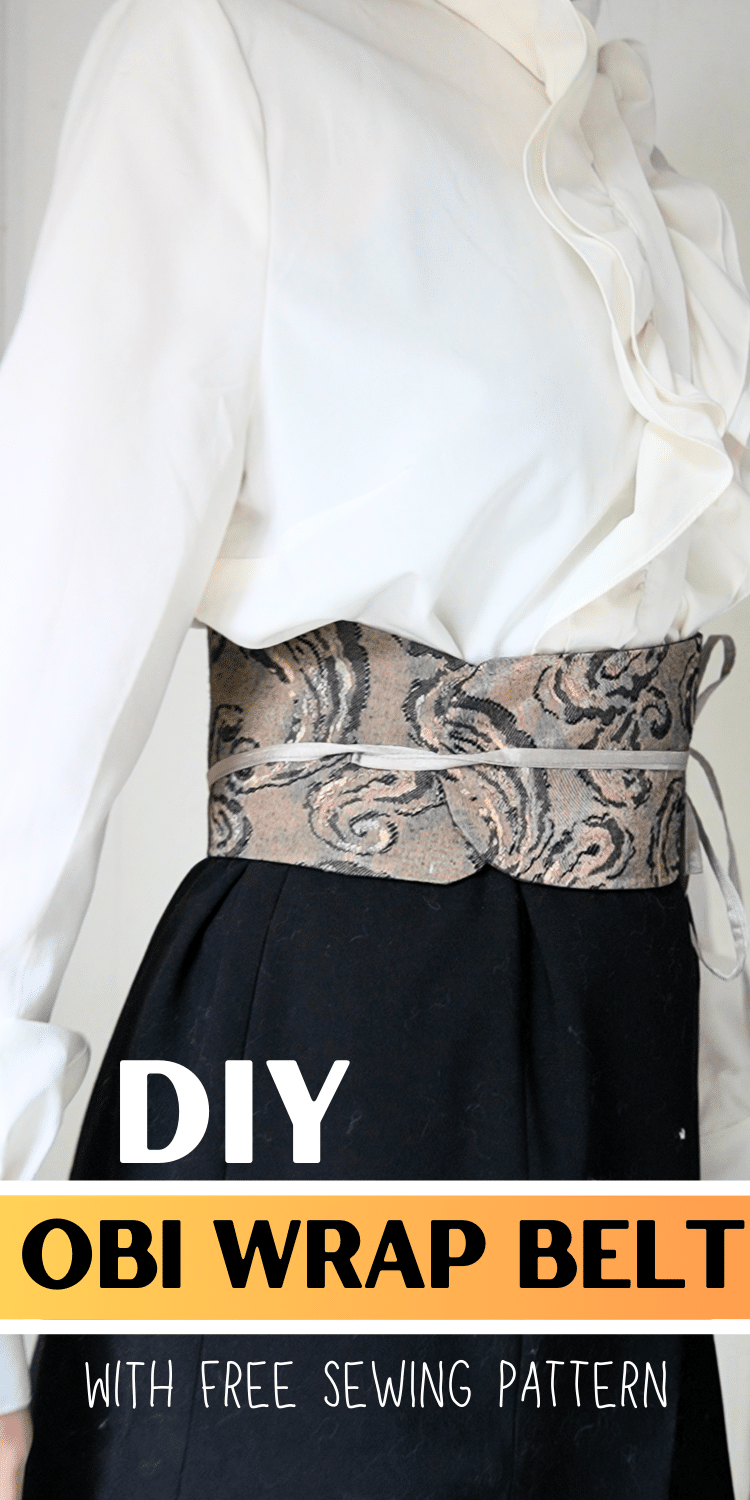 Tutorial: How to Make an Obi-Style Wrap Belt - Fabricated Closet