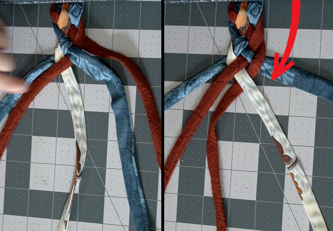 Tutorial: How to Make a Braided Belt with Knit Scraps - Fabricated Closet