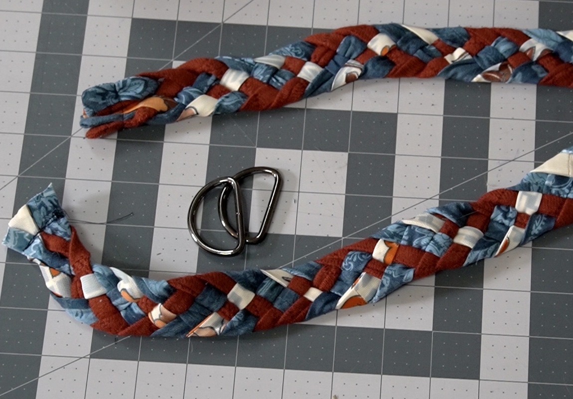 Tutorial: How to Make a Braided Belt with Knit Scraps - Fabricated Closet