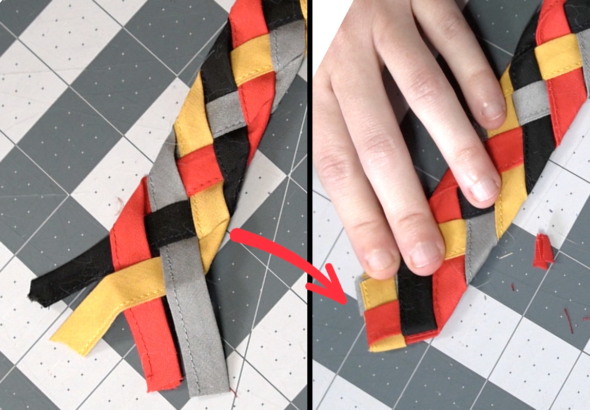 Tutorial: How to Make a Braided Belt with Leftover Bias Tape ...