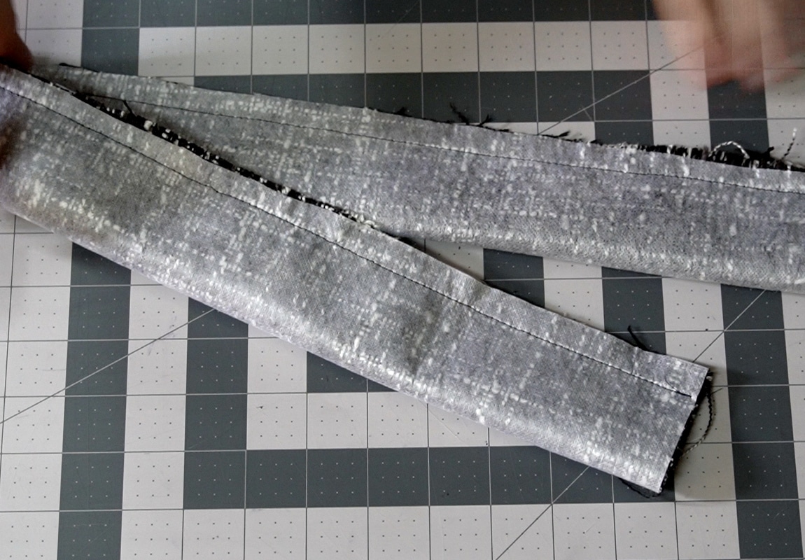 Tutorial: How to Make an Easy Fabric Clip on Belt - Fabricated Closet