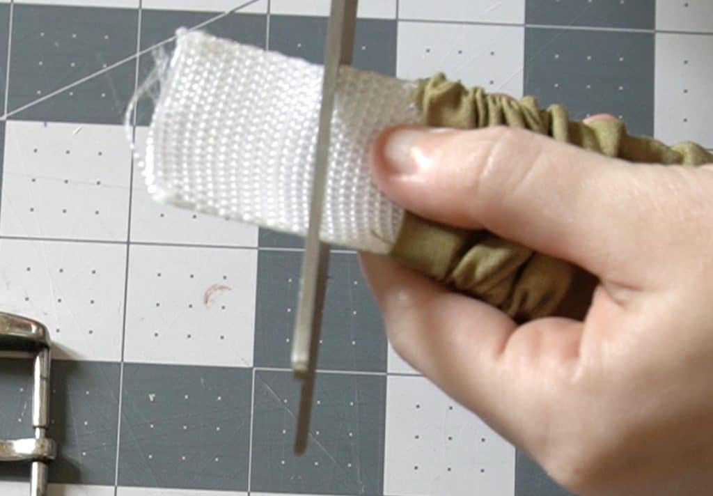 Tutorial: How to Sew a Belt Buckle - Fabricated Closet