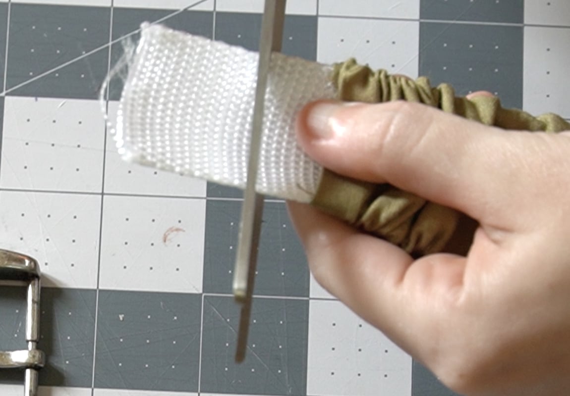 Tutorial: How to Sew a Belt Buckle - Fabricated Closet