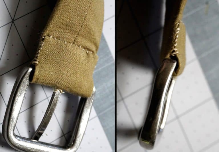 Tutorial: How to Sew a Belt Buckle - Fabricated Closet