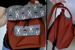 Tutorial: How to Make a Mini Backpack with Pockets - Fabricated Closet