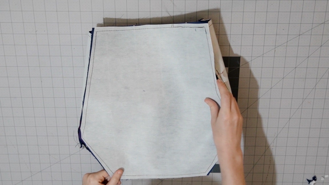 Tutorial: How to Make a Tote Backpack with Side Pockets - Fabricated Closet