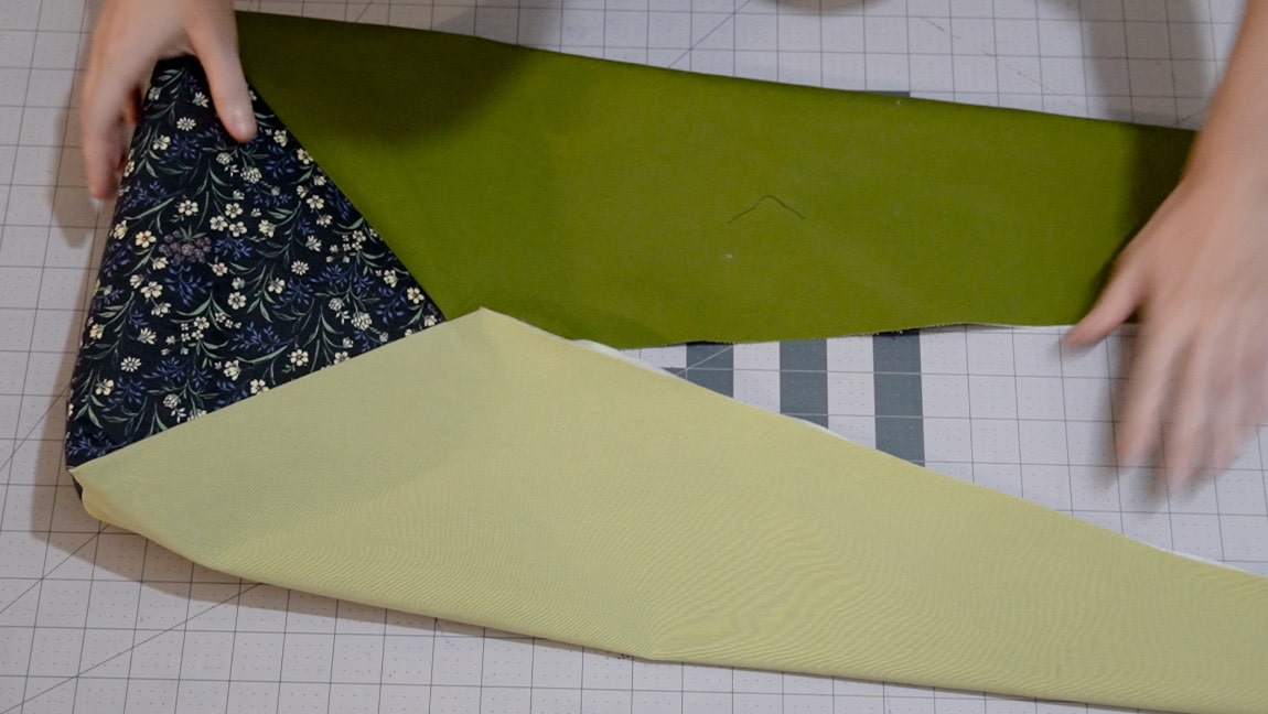 Tutorial: How to Make a 3-Color Handkerchief Bag - Fabricated Closet