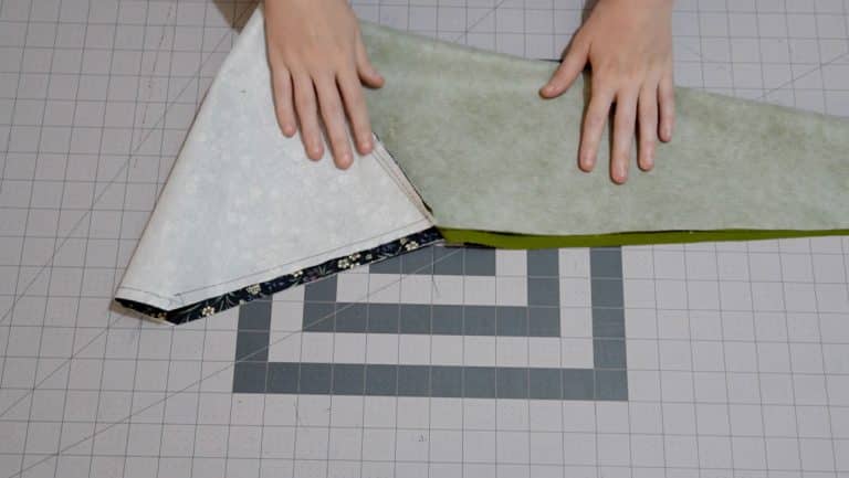 Tutorial: How to Make a 3-Color Handkerchief Bag - Fabricated Closet