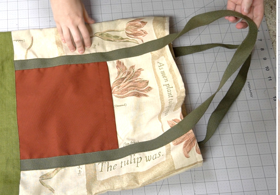 Tutorial: How to Make a Large Tote Bag With Pockets (using Fabric ...