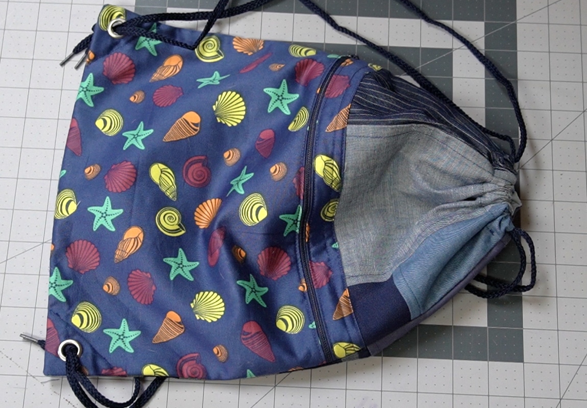 Tutorial: How to Make a Drawstring Bag With Scraps - Fabricated Closet