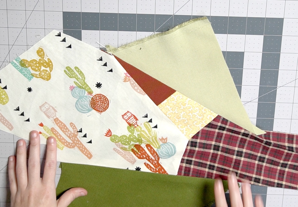 Tutorial: How to Make a Square Pillow With Scraps - Fabricated Closet