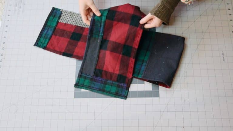 Tutorial: How to Make a Flannel Scarf with Scraps of Fabric ...