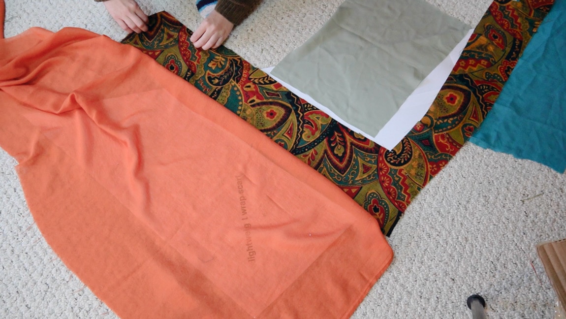 Tutorial: How to Make a Lightweight Scarf with Fabric Scraps ...