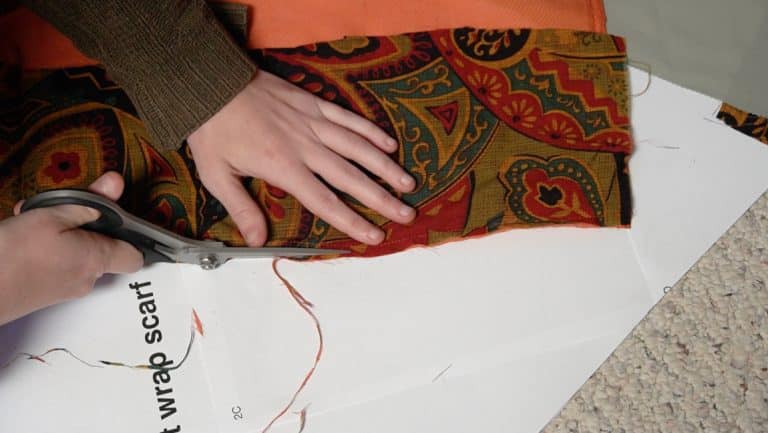 Tutorial: How to Make a Lightweight Scarf with Fabric Scraps ...