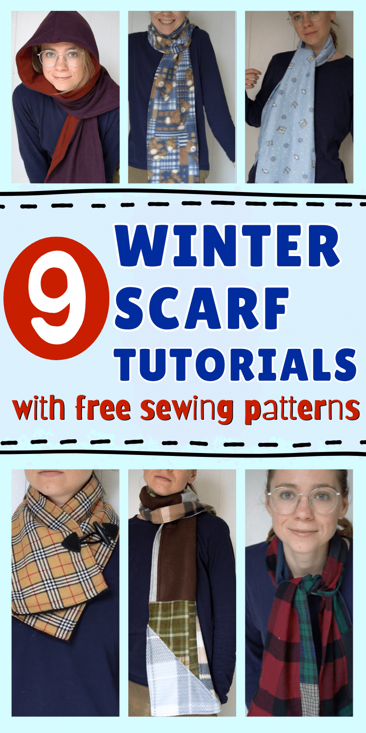 9 DIY Winter Scarfs with Step-By-Step Tutorials - Fabricated Closet