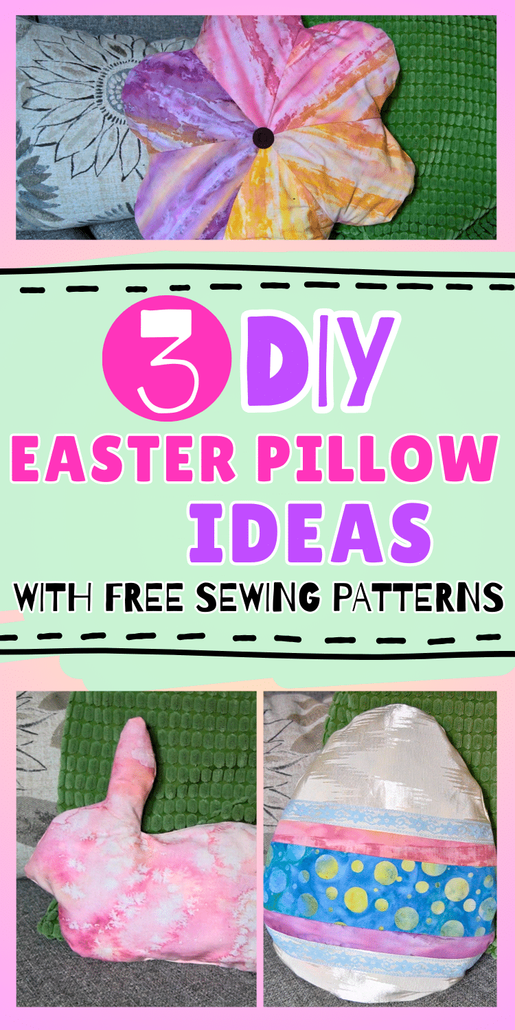 3 Cute Pillow Ideas for Easter Decorations - Fabricated Closet