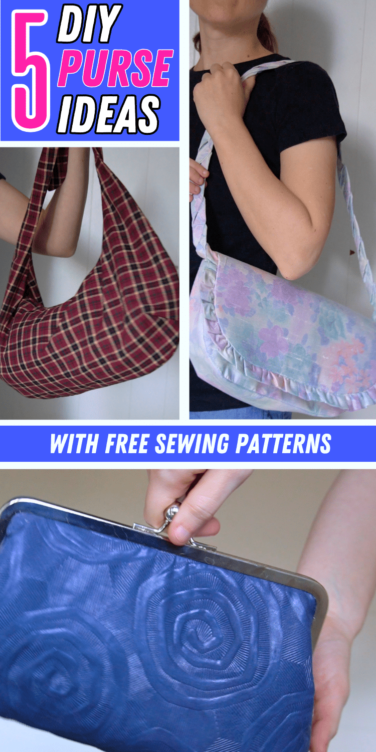 5 DIY Purses with Free Sewing Patterns - Fabricated Closet