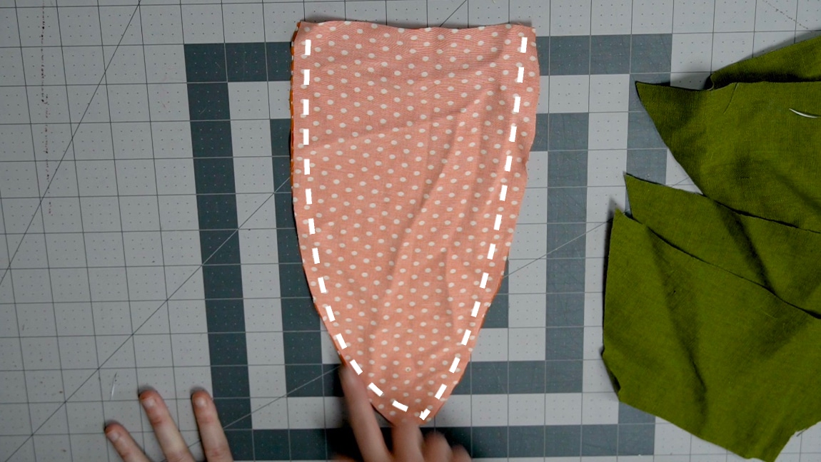Tutorial: Easy Carrot Drawstring Pouch - Fabricated Closet