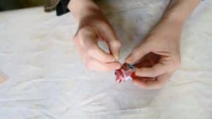 Tutorial: How to Make a Simple Braided Rose with Ribbon - Fabricated Closet