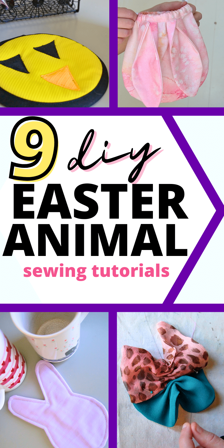 9 Easter Animal Crafts to Sew - Fabricated Closet