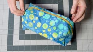 Tutorial: How to Sew a Pencil Pouch With Only One Piece of Fabric - Fabricated Closet