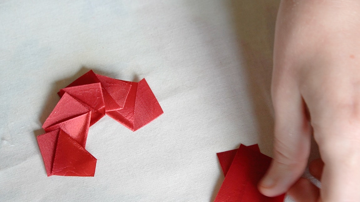 Tutorial: How to Make a Simple Ribbon Rose - Fabricated Closet