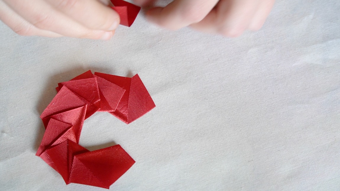 Tutorial: How to Make a Simple Ribbon Rose - Fabricated Closet
