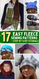 17 Fleece Sewing Projects with Free Patterns - Fabricated Closet