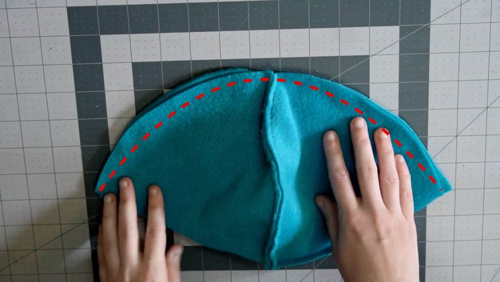 Tutorial: How to Make a Simple Fleece Hat - Fabricated Closet