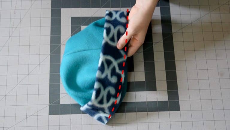 Tutorial: How to Make a Simple Fleece Hat - Fabricated Closet