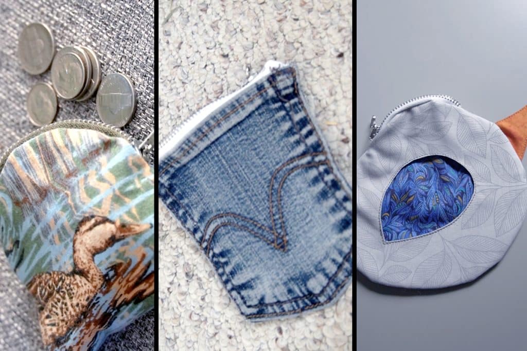 5 Cool Coin Purses You Can Sew - Fabricated Closet